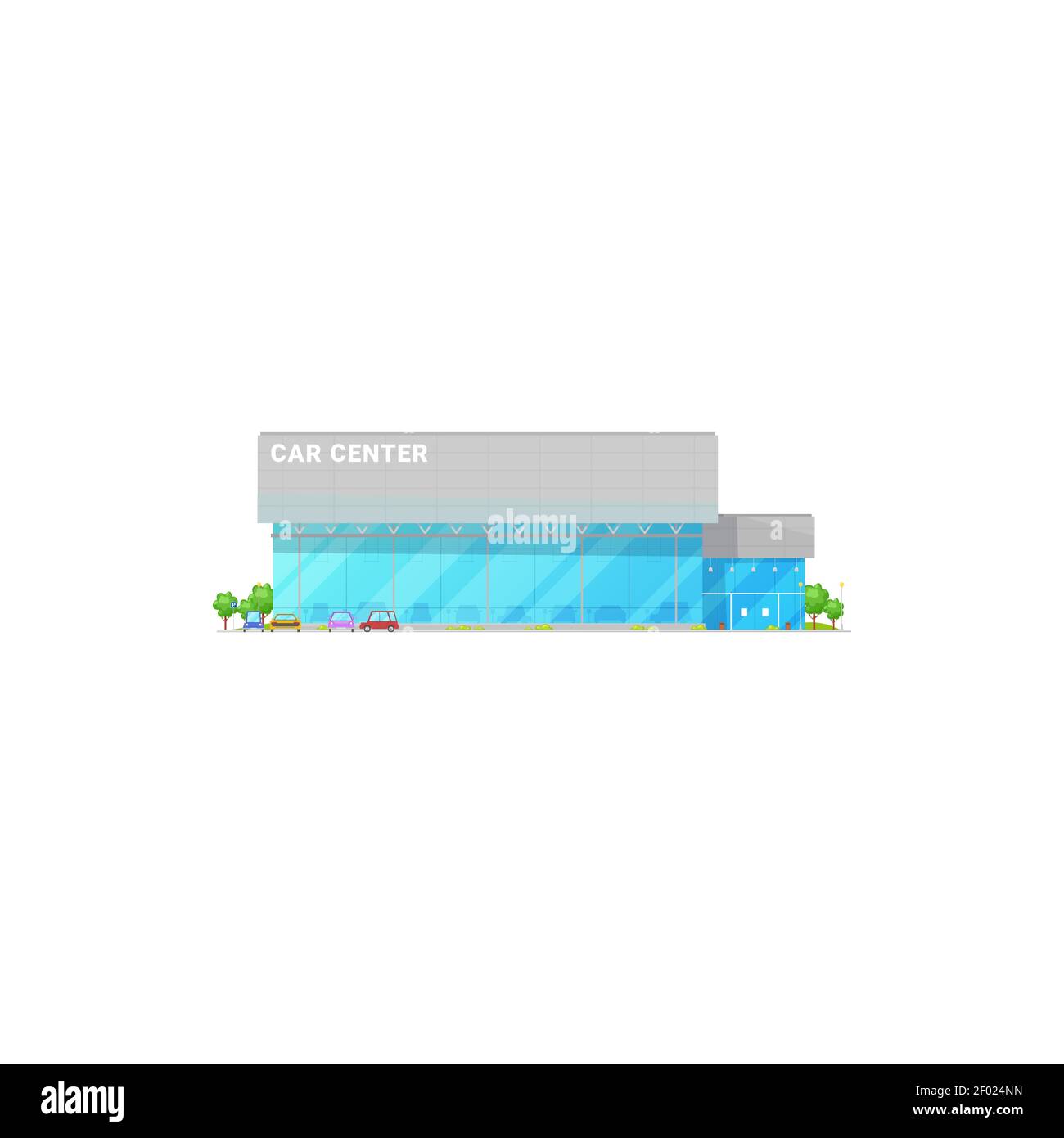 Car showroom exterior Stock Vector Images - Alamy