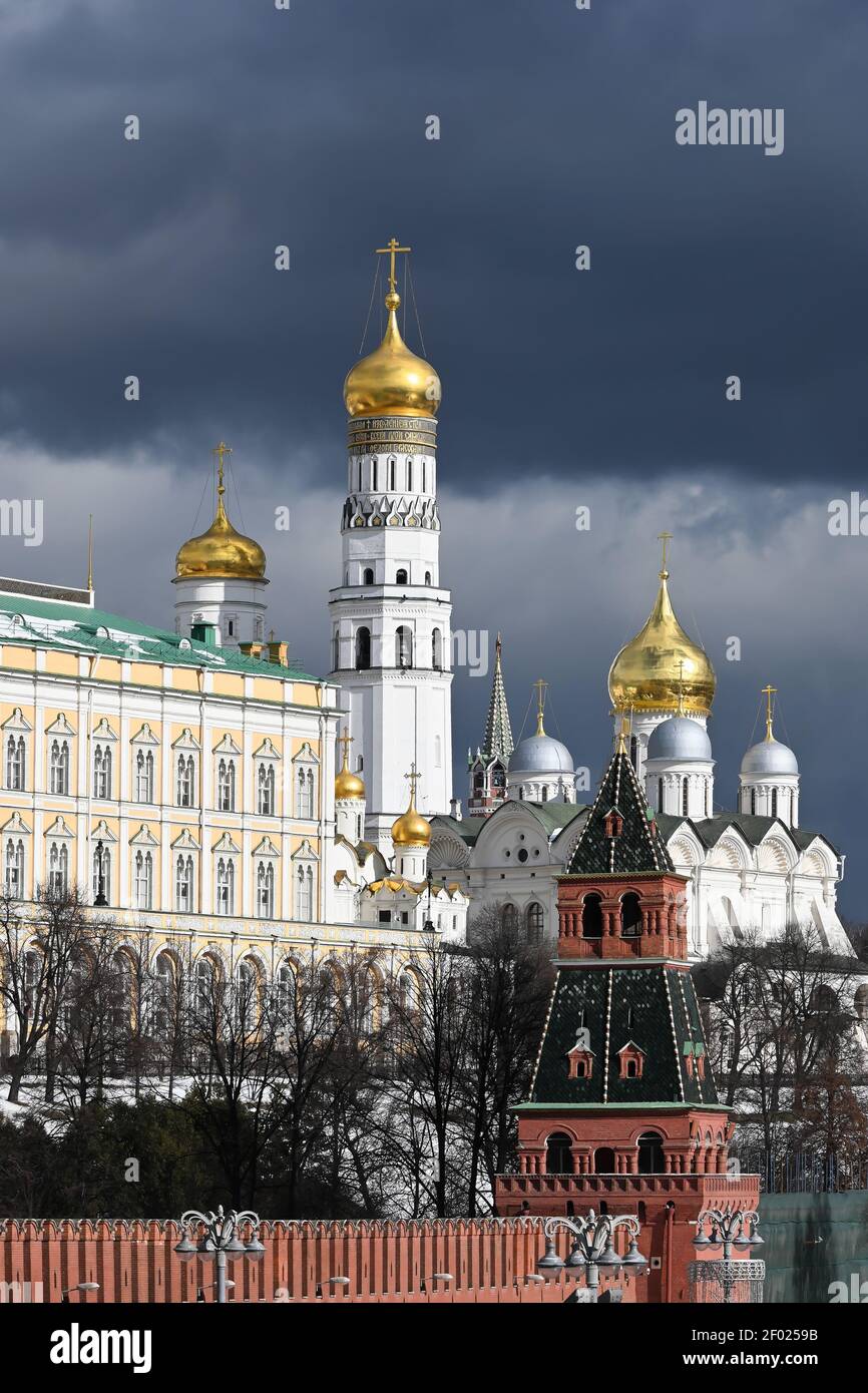 The Moscow Kremlin. Bell tower Ivan the Great Stock Photo - Alamy