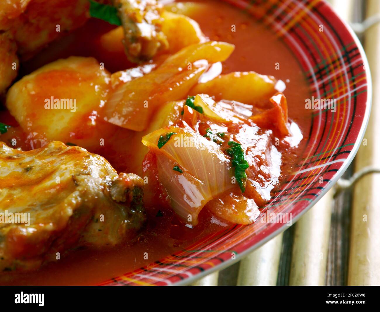 Filipino Chicken Asado Stock Photo - Alamy