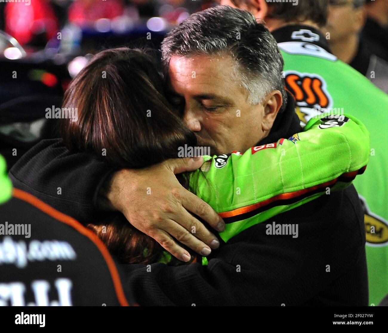 Danica Patrick Ricky Stenhouse Jr Hug