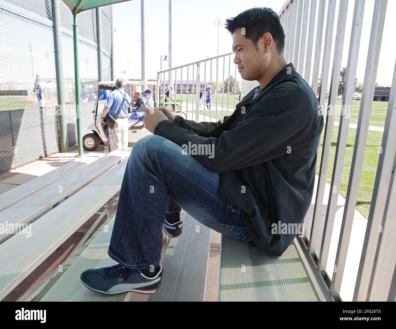 Kansas City Royals starting pitcher Bruce Chen tweets on his first day ...