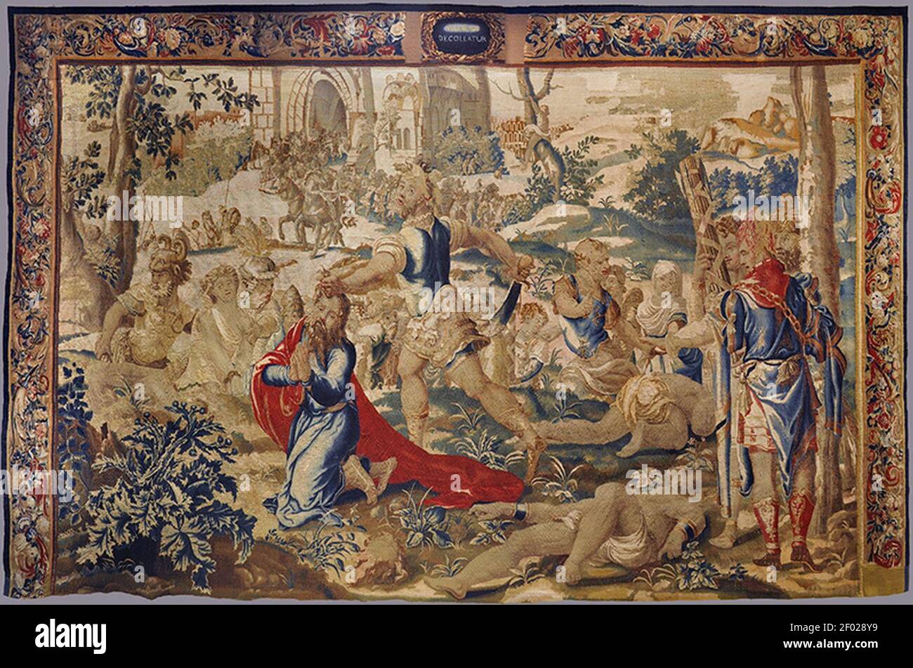 Pieter Coecke van Aelst, Martyrdom of Paul, 17th century Stock Photo - Alamy