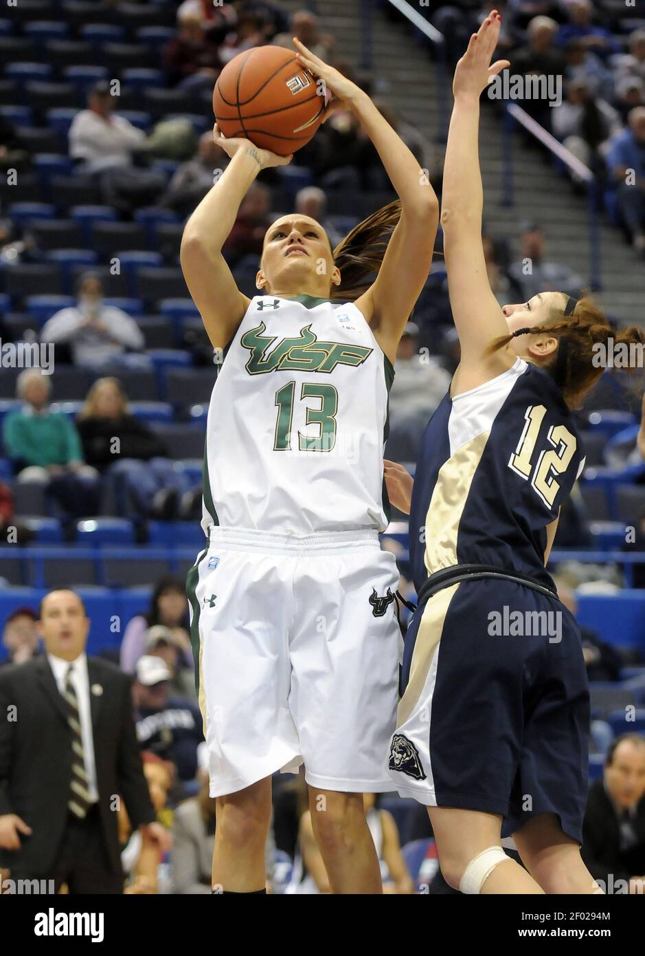 Inga Orekhova (13) of South Florida led all scorers with 25 points in a ...