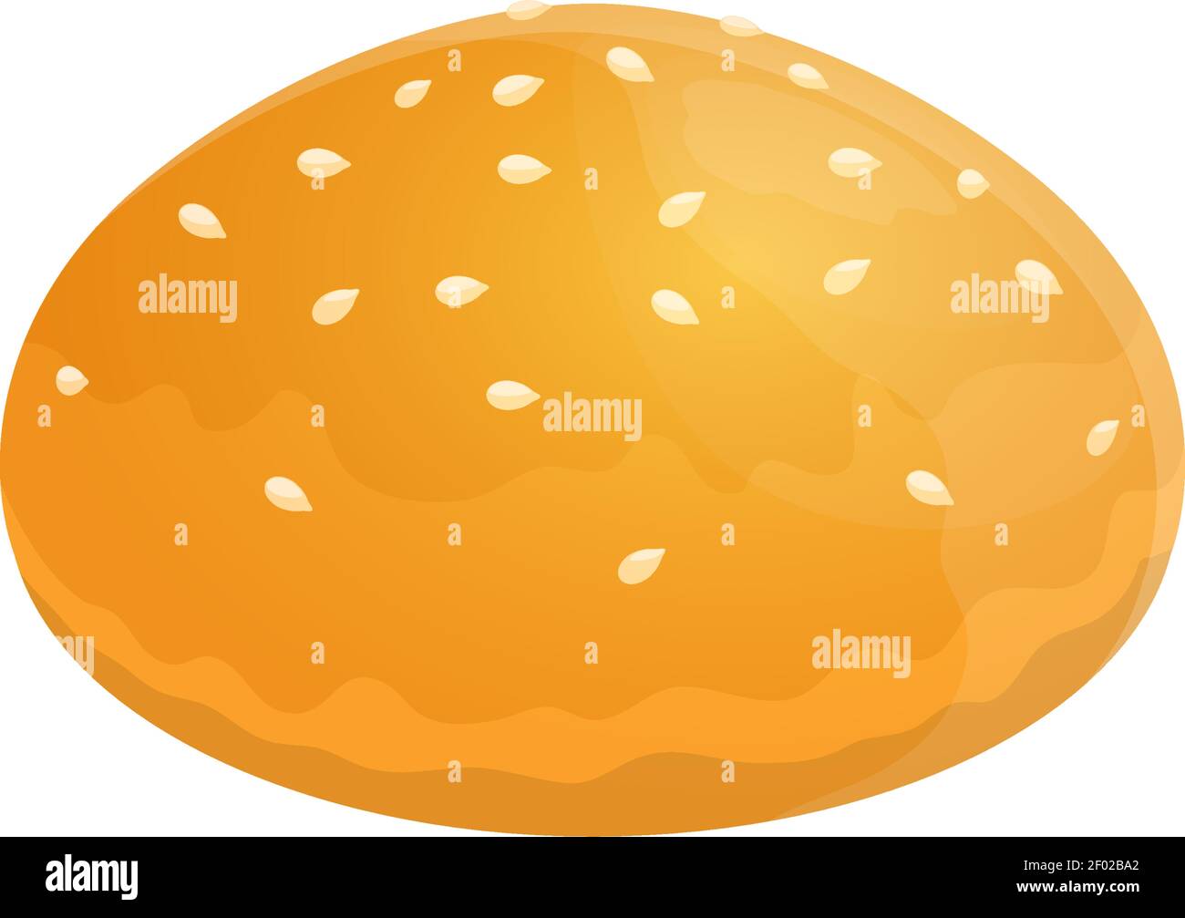 Cartoon Hamburger Bun