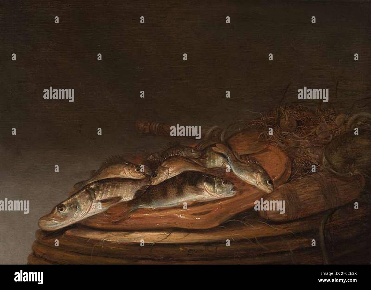 Pieter de Putter - Still Life with Pike and Perch Stock Photo - Alamy