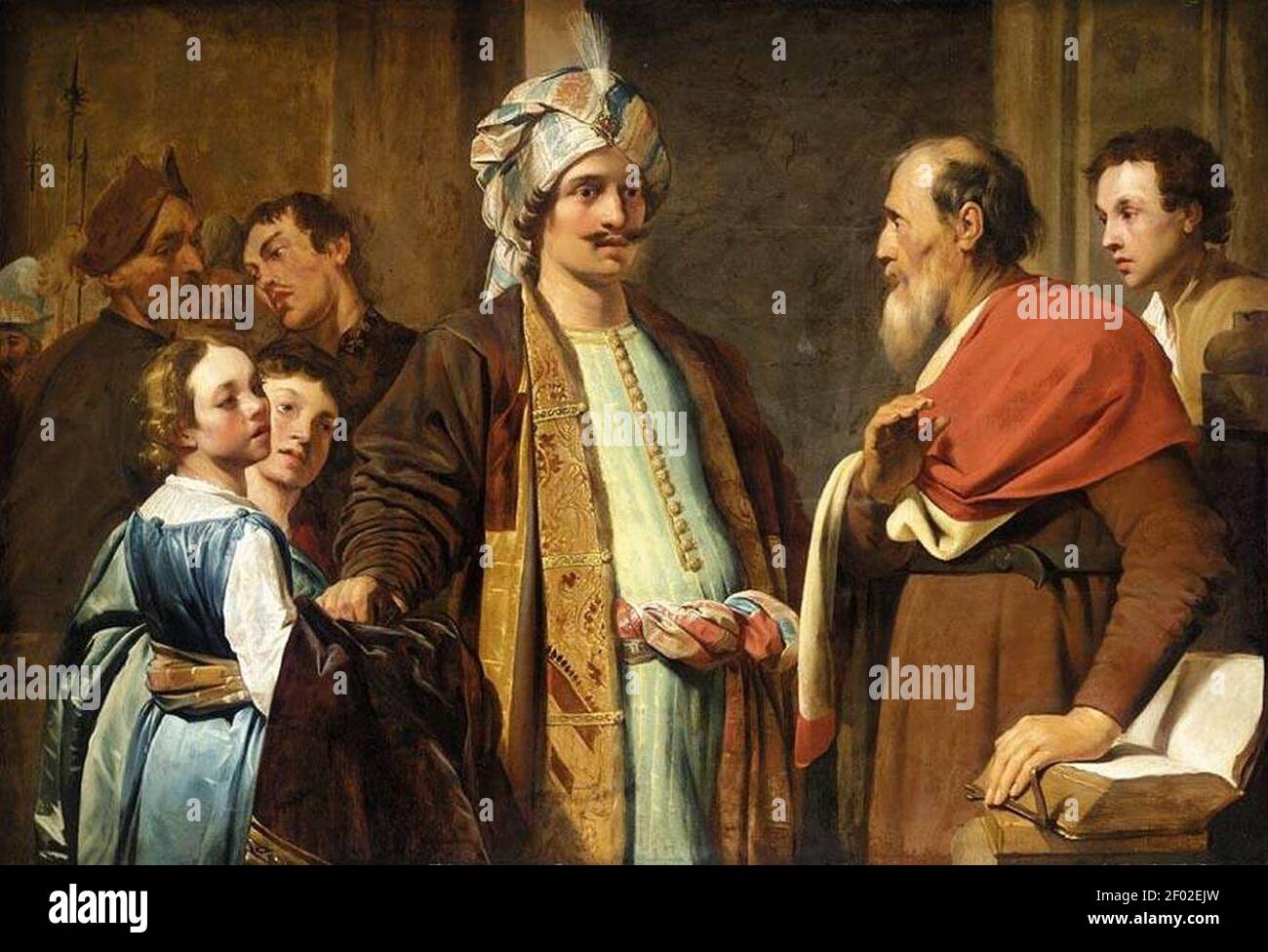 Elisha refusing naaman hi-res stock photography and images - Alamy