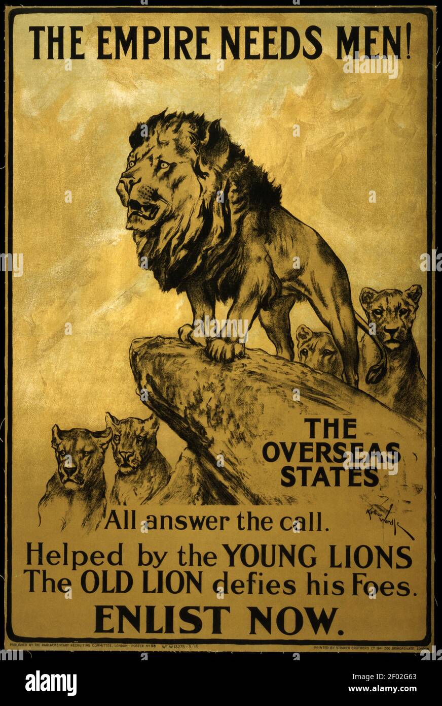 The Empire Needs Men. The overseas states. All answer the call. Helped ...