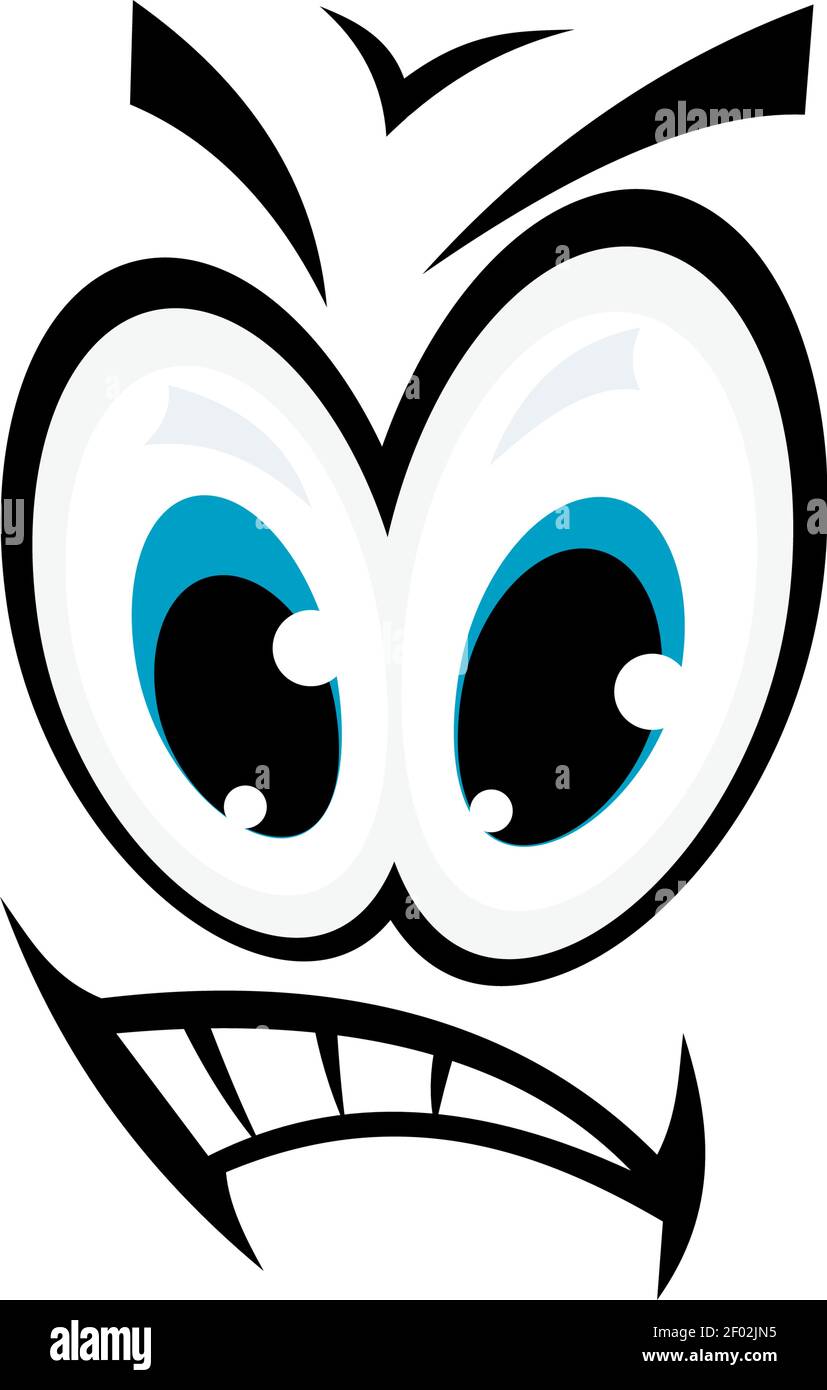 Emoji with wicked toothed smile isolated symbol. Vector grinning teeth ...