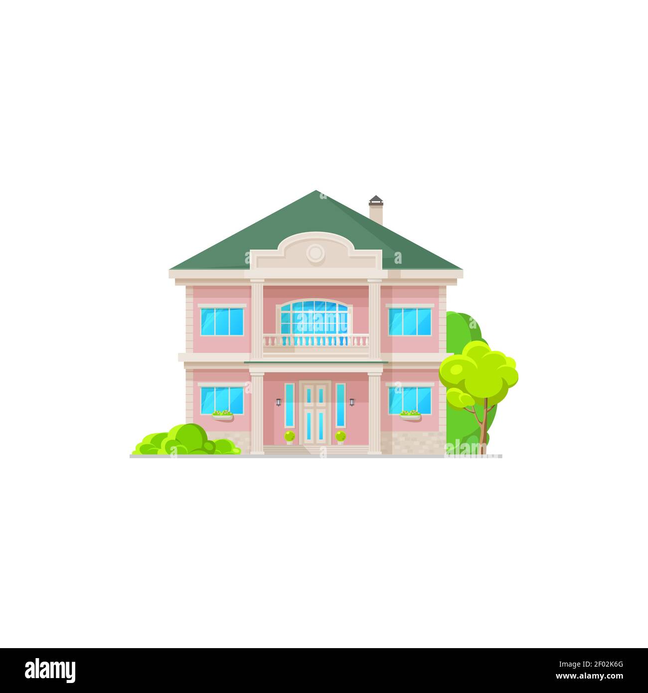 Luxury family house on Stock Vector Images - Alamy