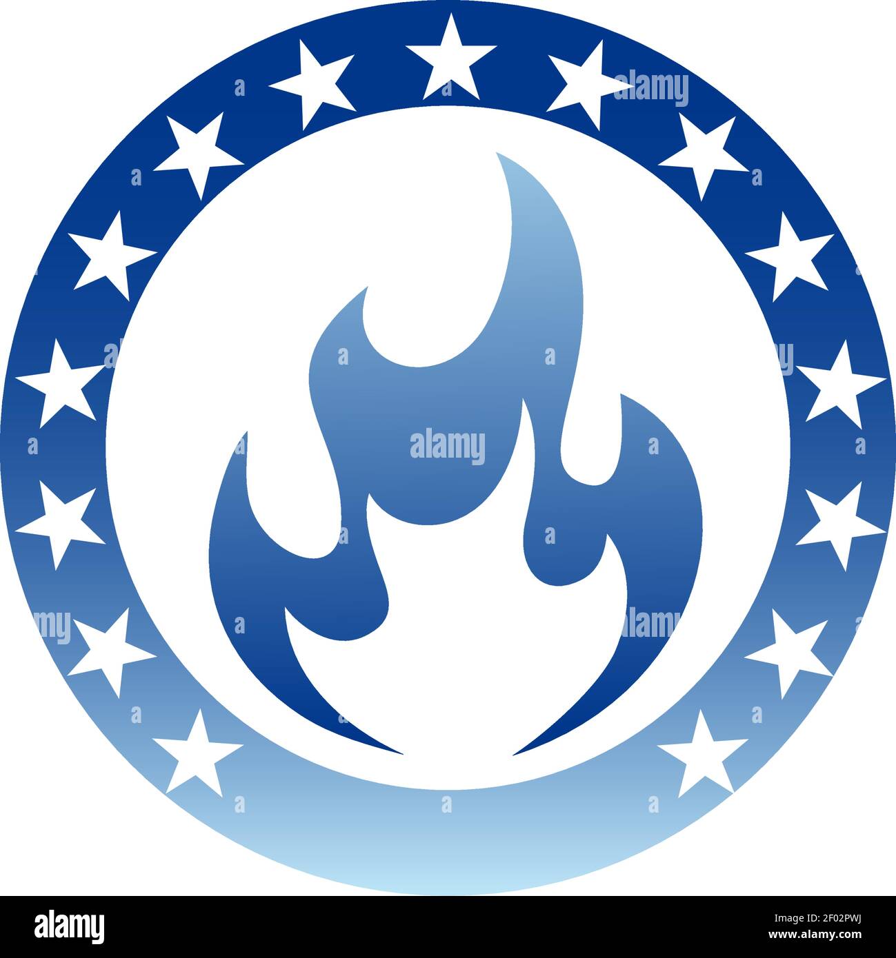 Gas industry isolated logo, plant producing natural blue fuel. Vector ...
