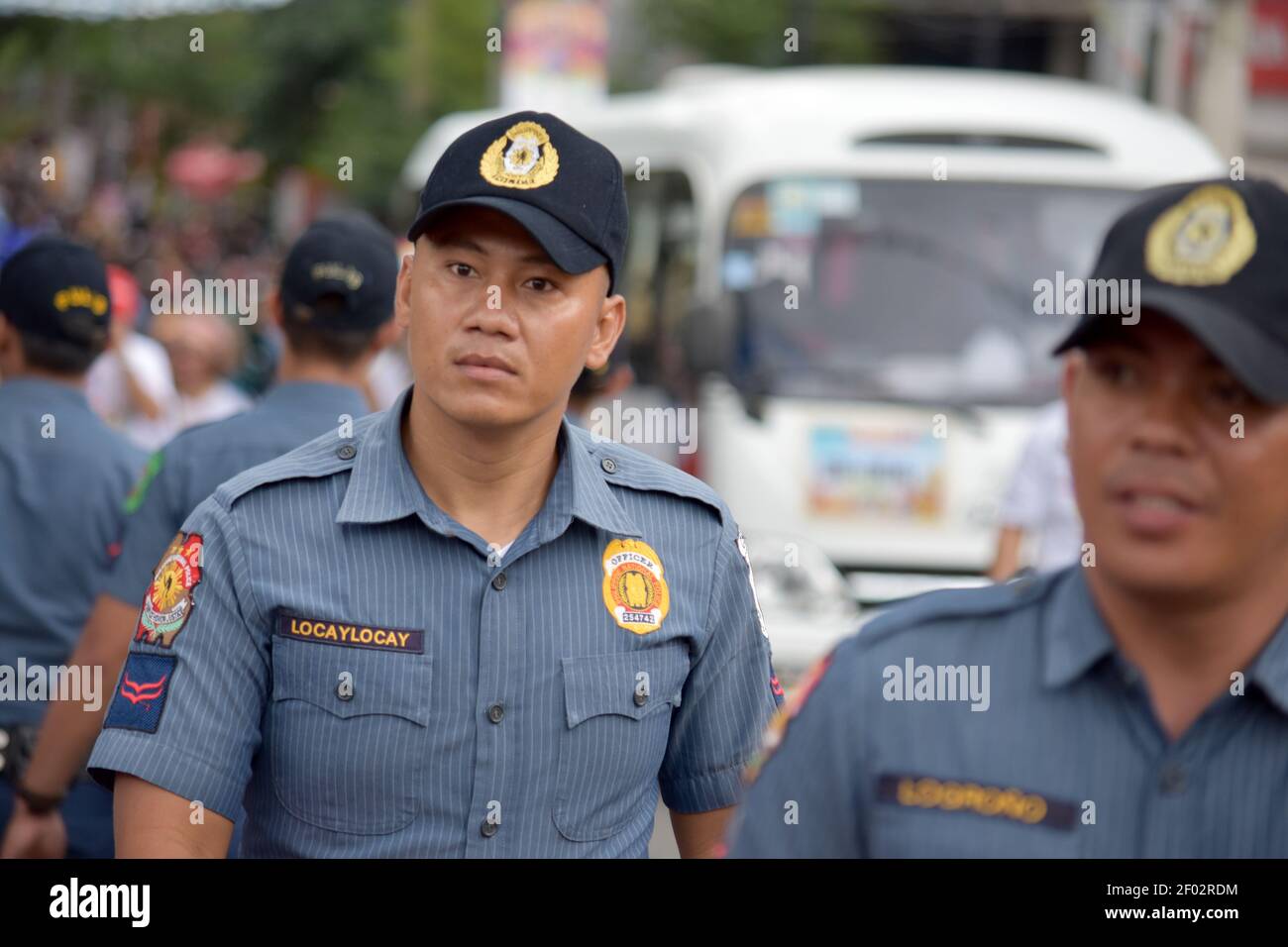 0363philippine Police Officer In Uniform.JPG Stock Photo - Alamy