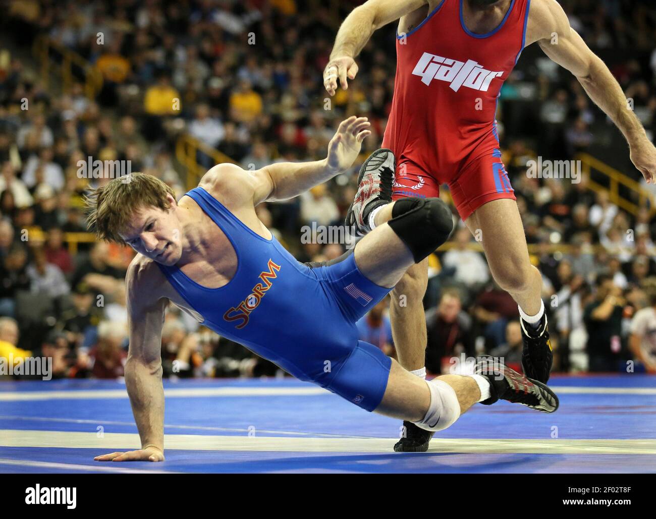 In the U.S. Olympic Wresting Trials, Dustin Schlatter is thrown out of ...