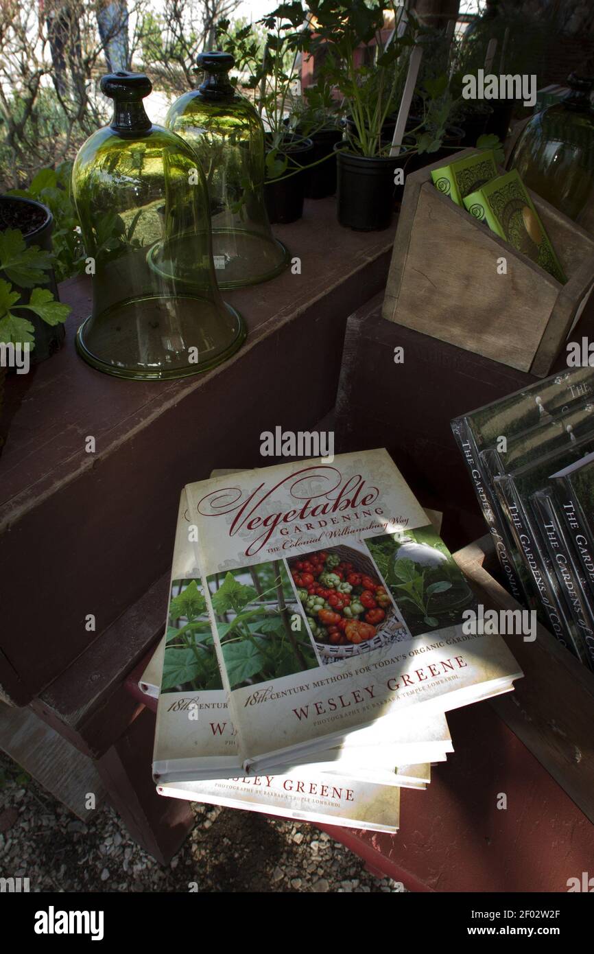 Copies of "Vegetable Gardening the Colonial Williamsburg Way," rest in ...