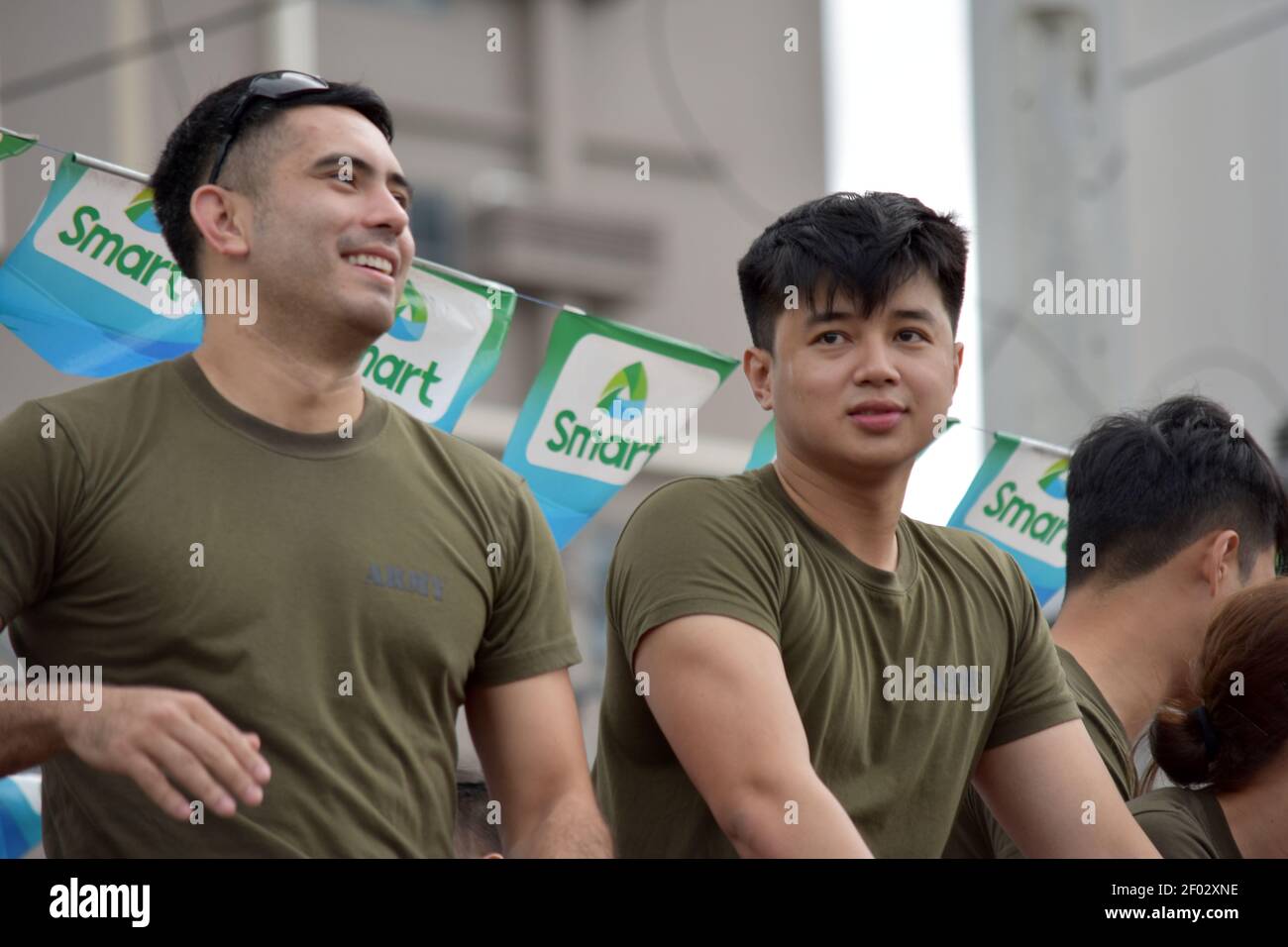 An Asian Army Recruits In Philippines Stock Photo - Alamy