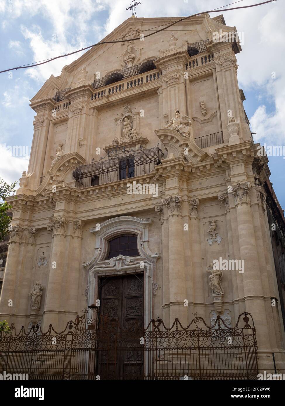 Church of Saint Benedict, Catania Stock Photo - Alamy