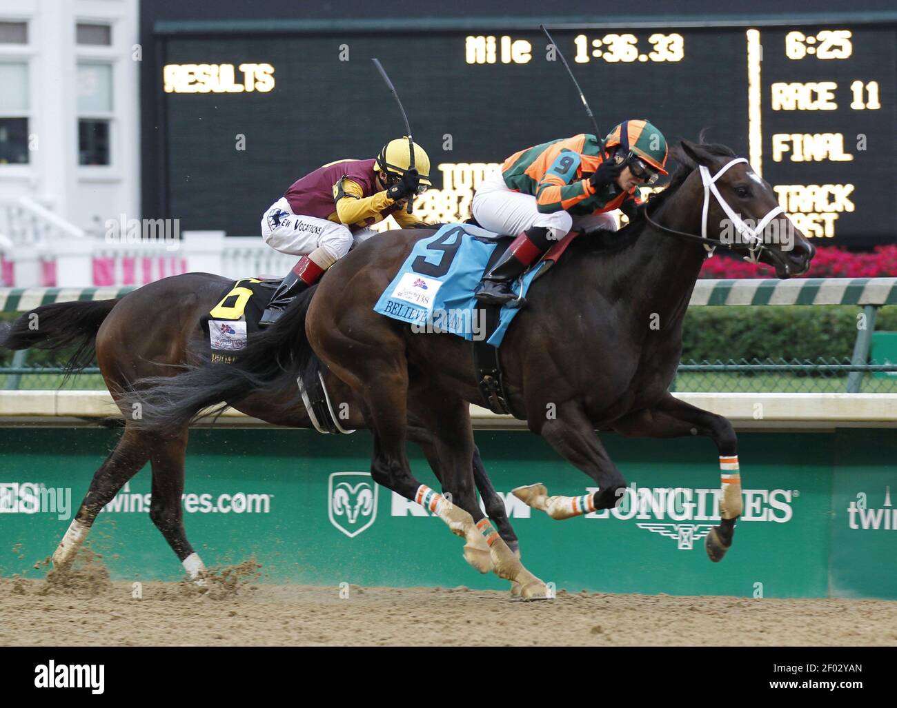 Believe You Can, with Rosie Napravnik up, out runs Broadway's Alibi ...