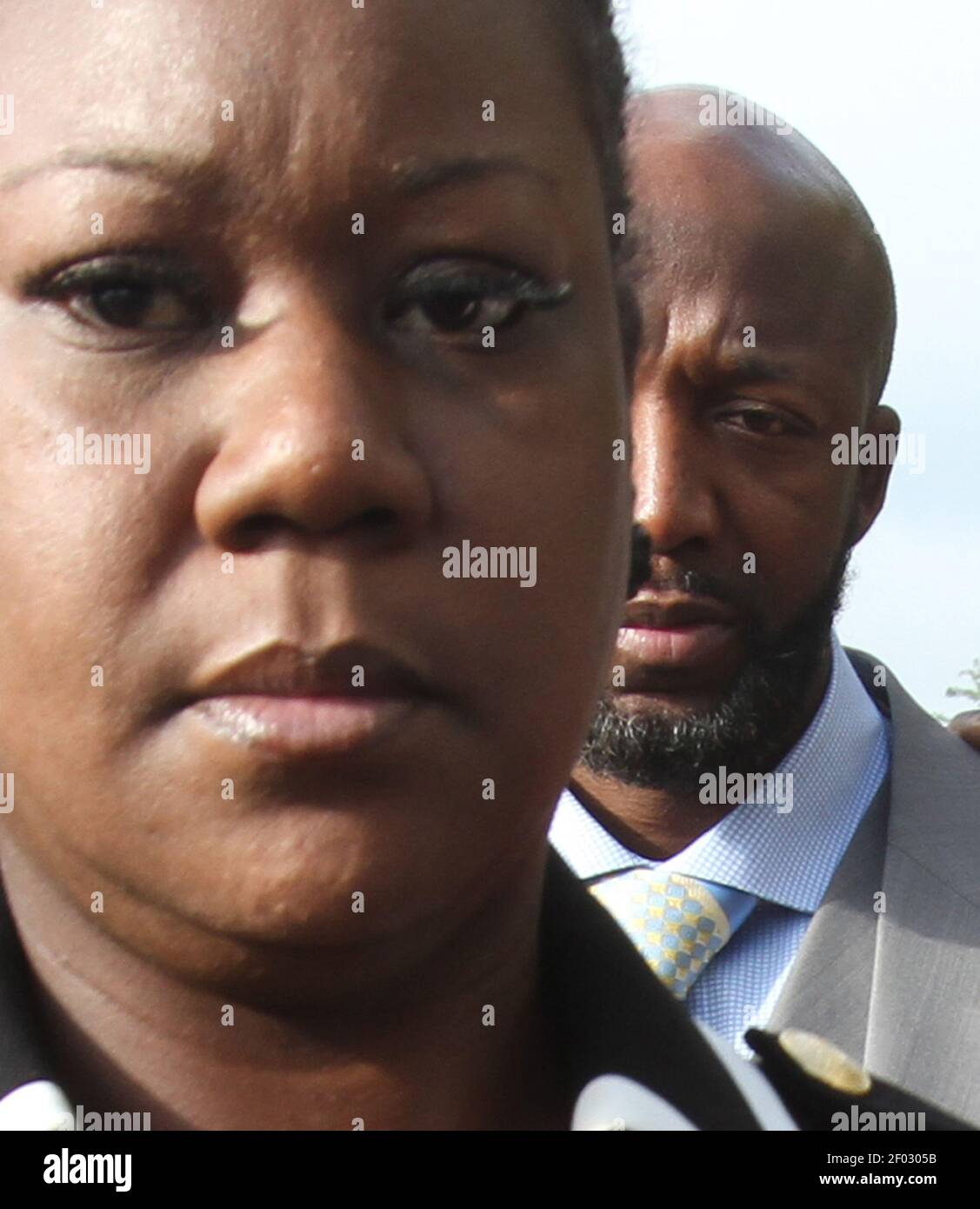 Tracy Martin, right, and Sabrina Fulton, the parents of Trayvon Martin ...