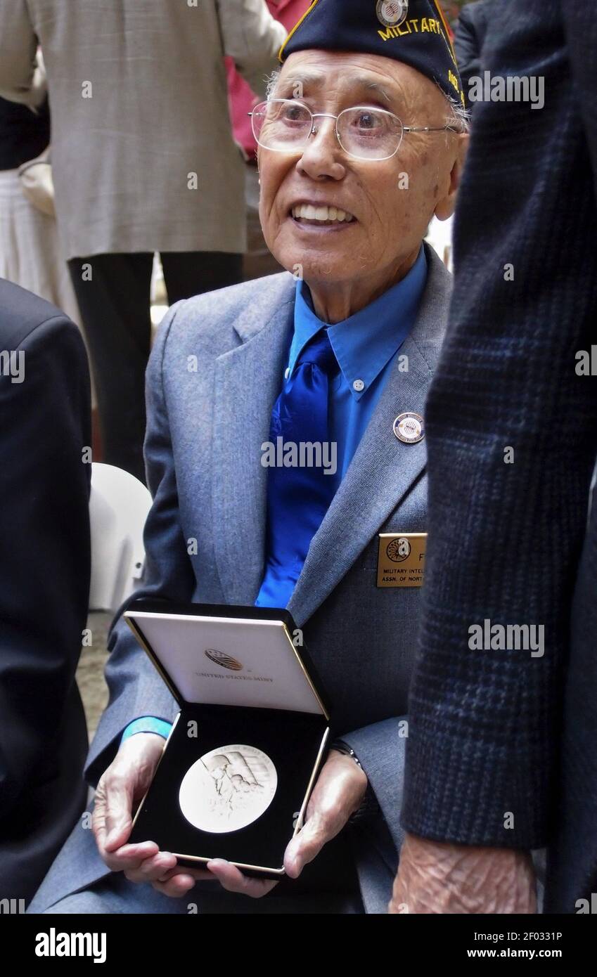 Tom Fujimoto, World War II veteran of the U.S. Military Intelligence ...
