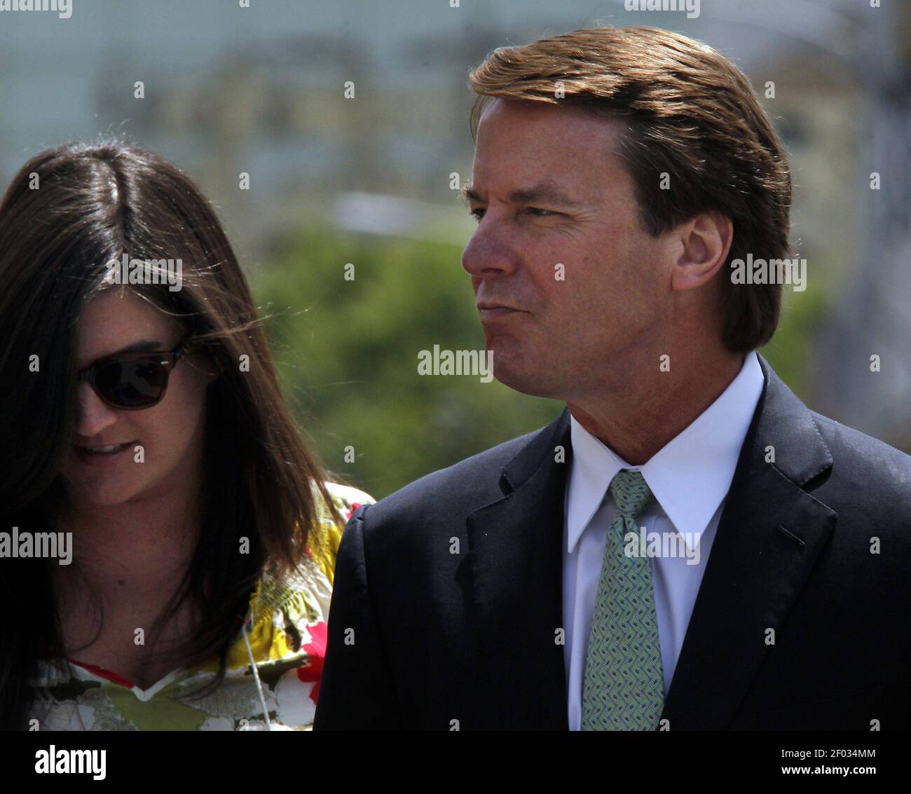 Former Sen. John Edwards arrives at the Federal courthouse in ...