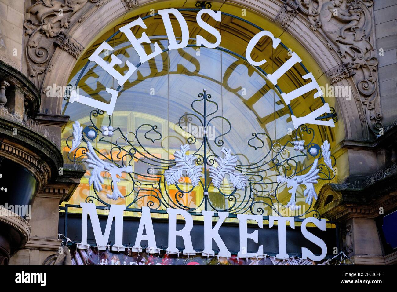 LEEDS, UNITED KINGDOM - Jan 04, 2020: Landscape Leeds city centre ...