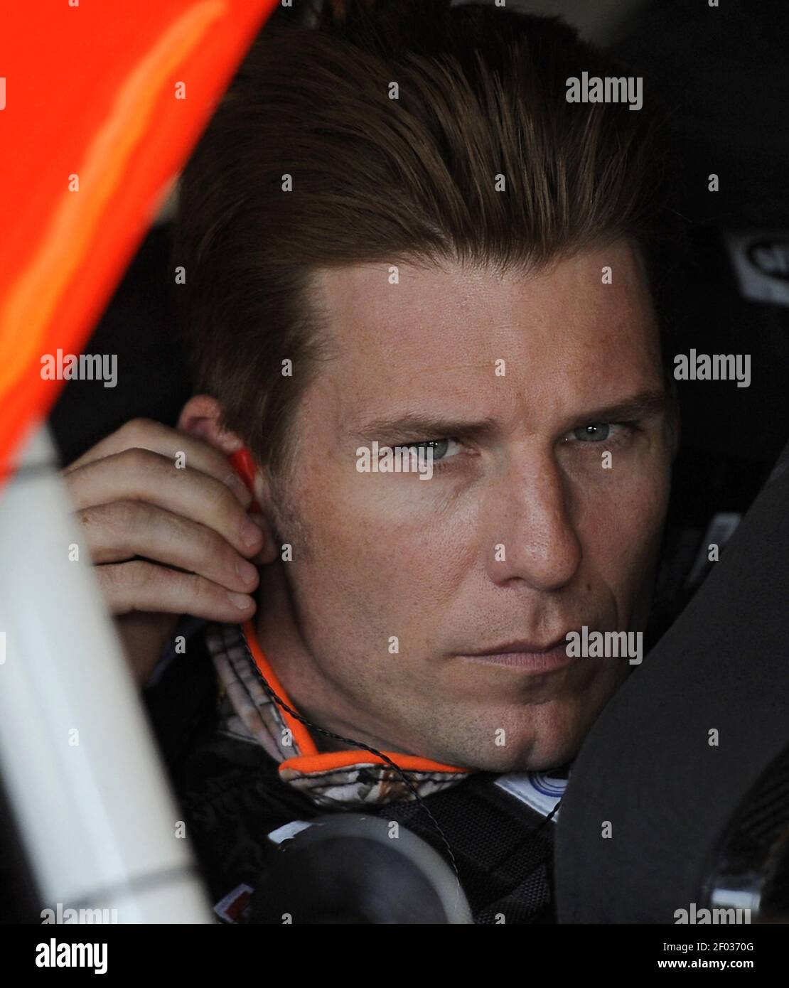 NASCAR Sprint Cup Series driver Jamie McMurray prepares for practice at ...