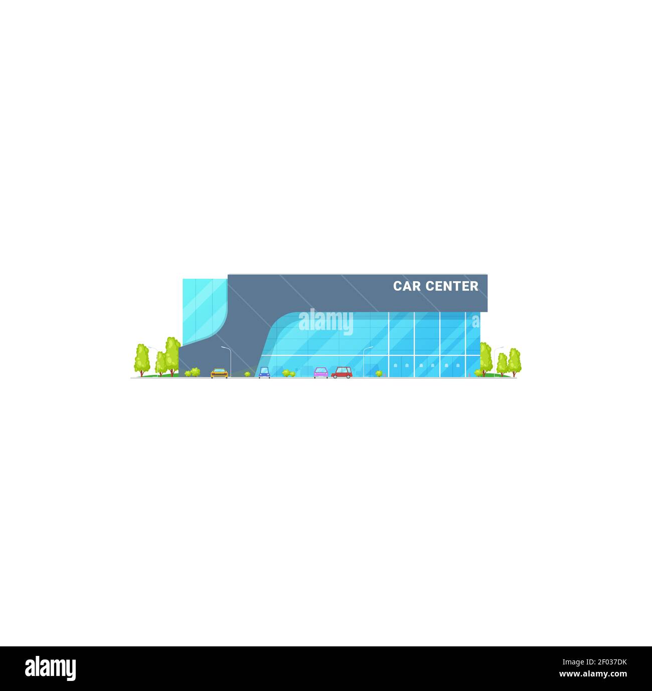 Car showroom exterior Stock Vector Images - Alamy