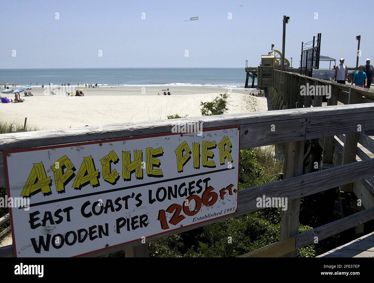 The Apache Pier is 1,206 feet long and is said to be the longest wooden ...