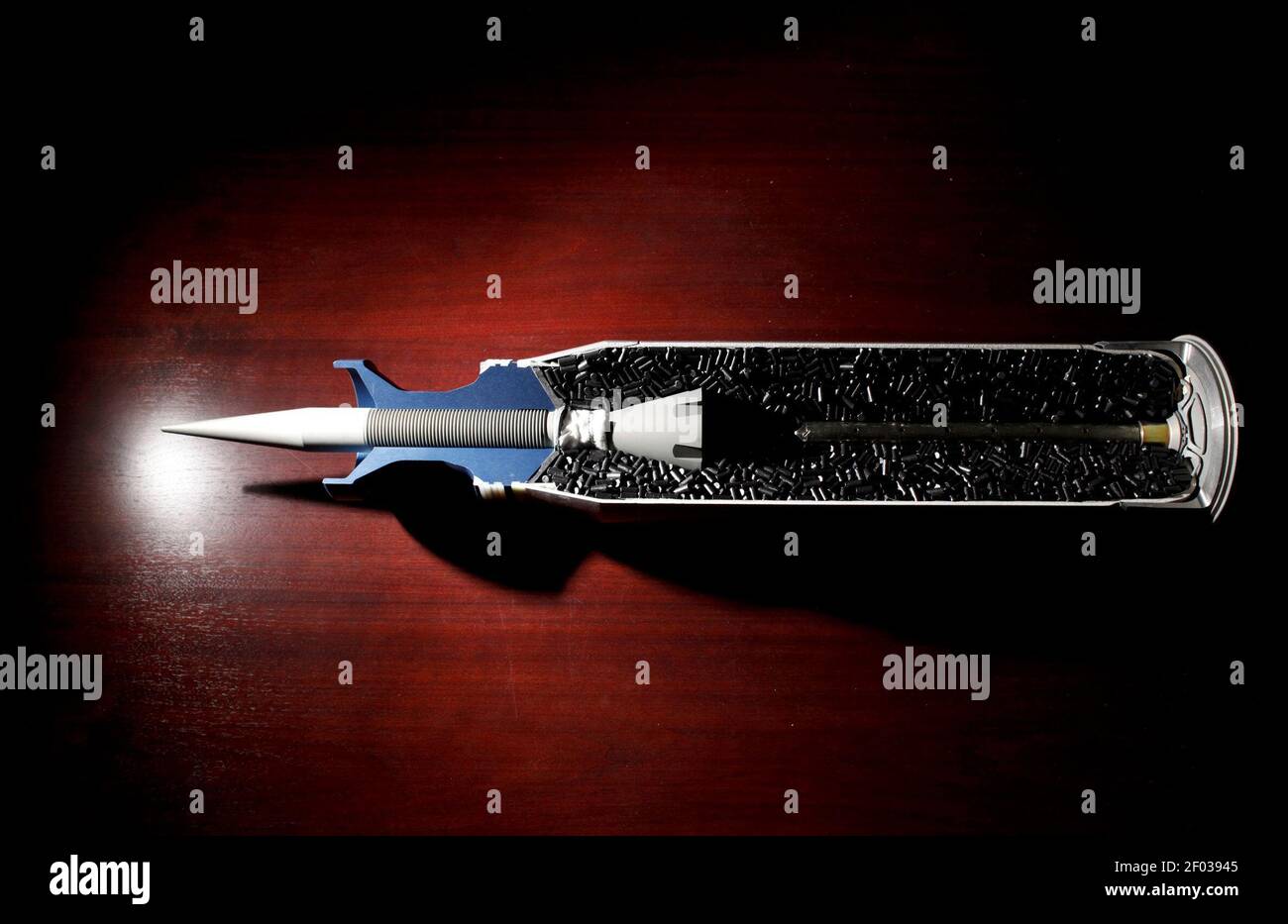 A model of Alliant's M865 tank training round. Two-thirds of Alliant's ...