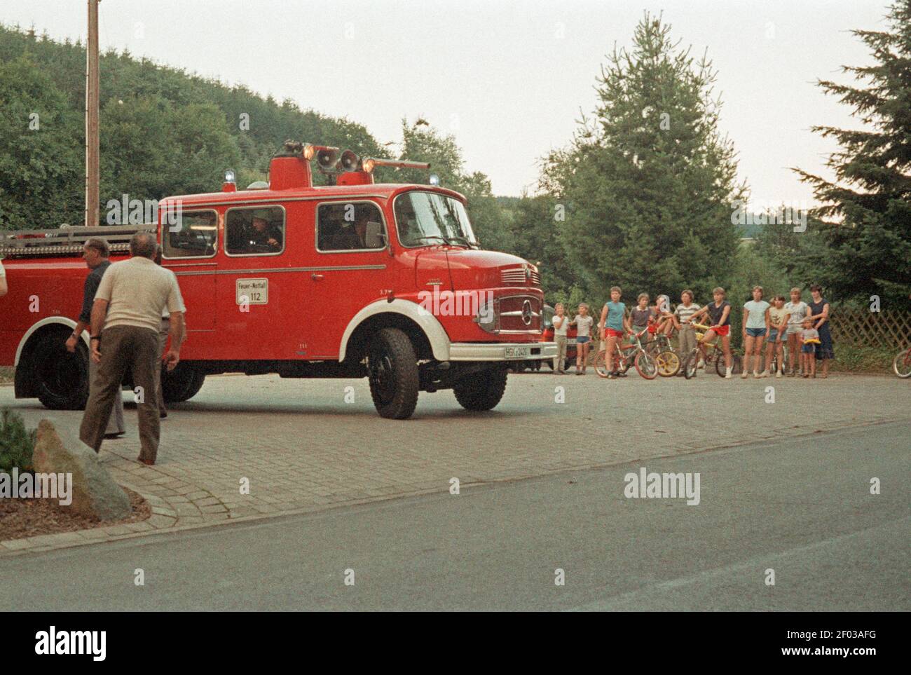 1980s fire truck hi-res stock photography and images - Alamy