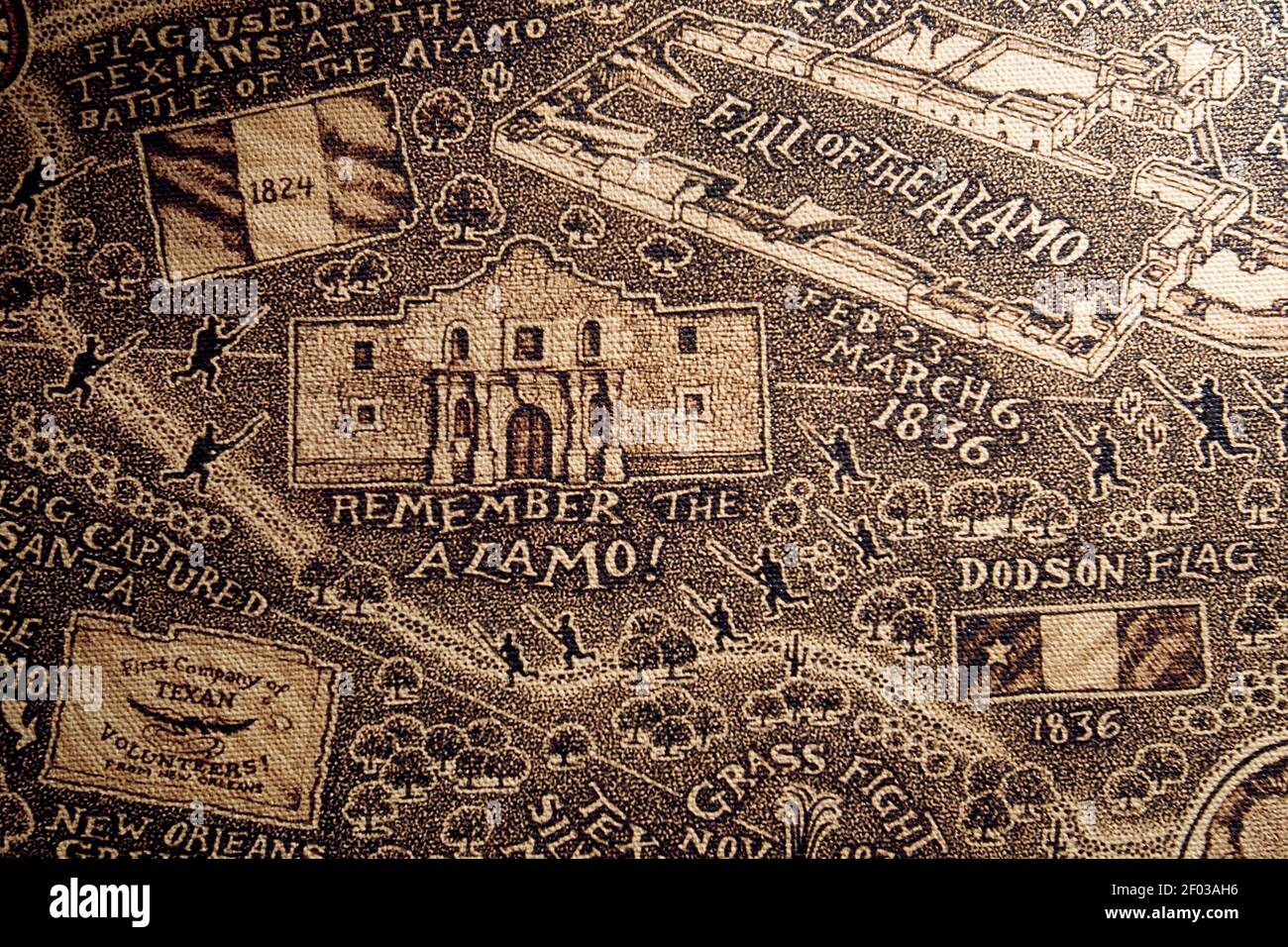 A detailed view of a map of the Republic of Texas by map artist ...