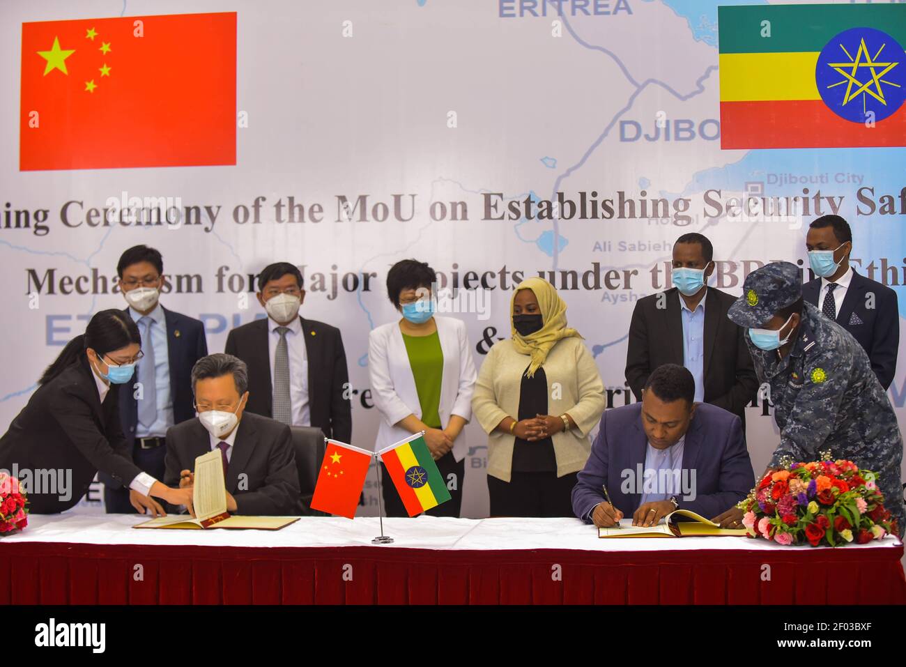 Addis Ababa, Ethiopia. 6th Mar, 2021. Demelash Gebremichael (2nd R ...