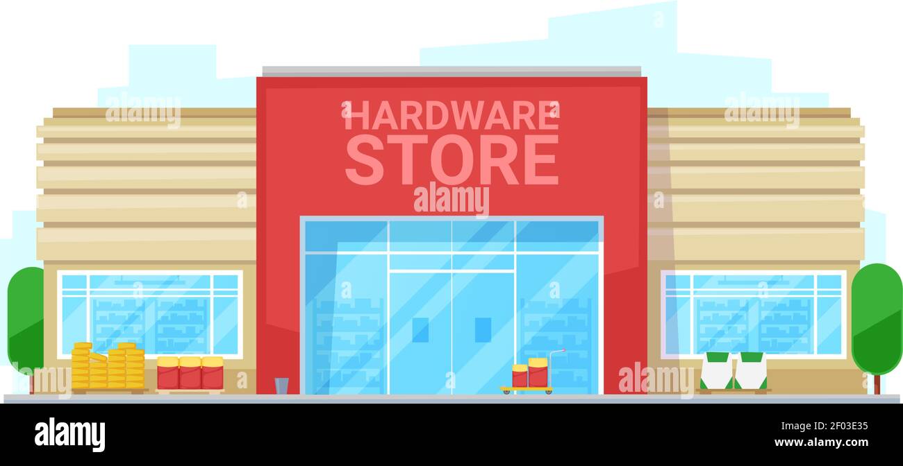 Hardware and diy store Stock Vector Images - Alamy