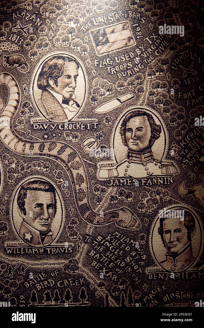 A detailed view of a map of the Republic of Texas by map artist ...