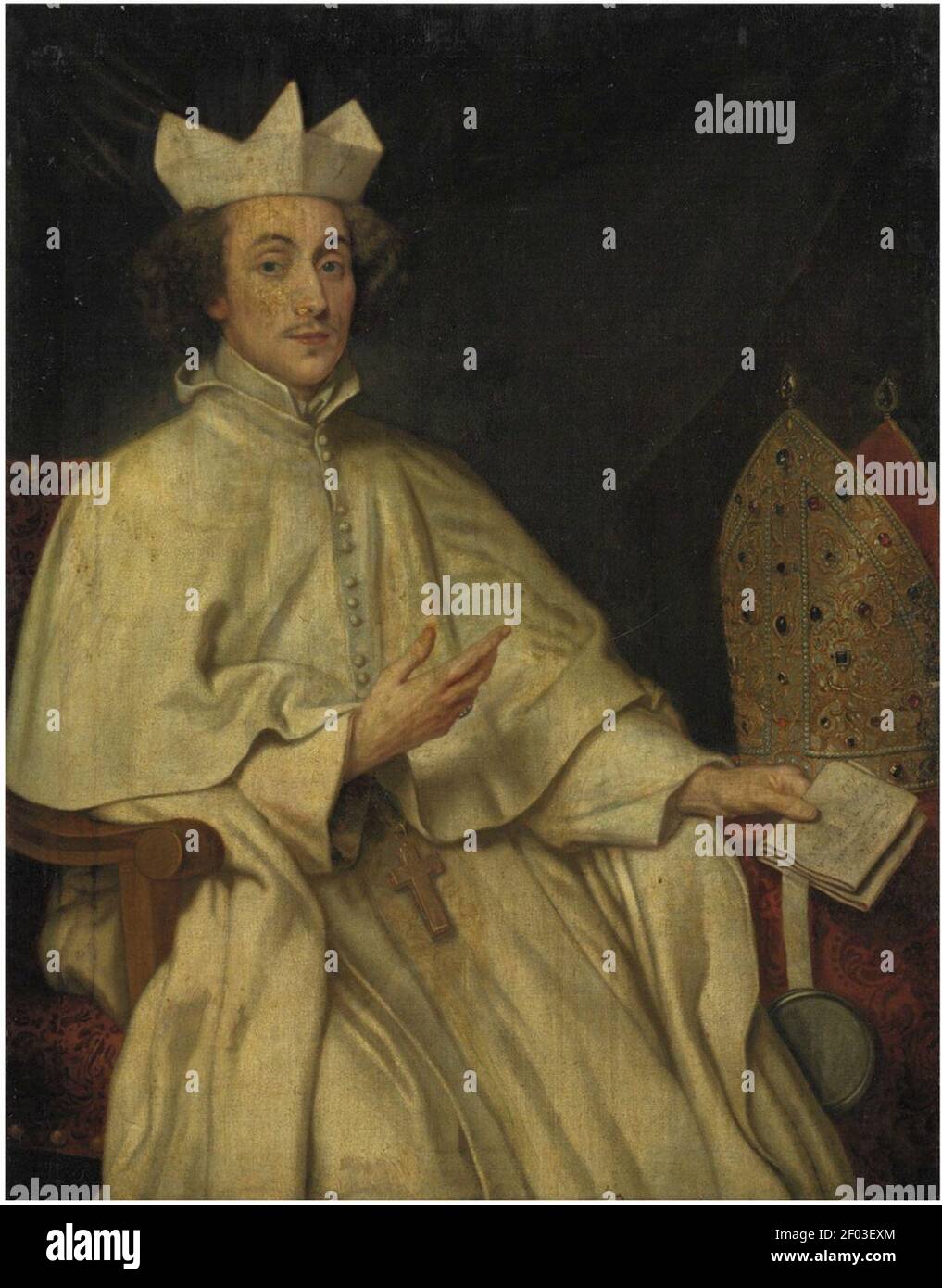 Pieter Thijs - Portrait of Herman Joseph van der Porter, Abbot of Saint ...