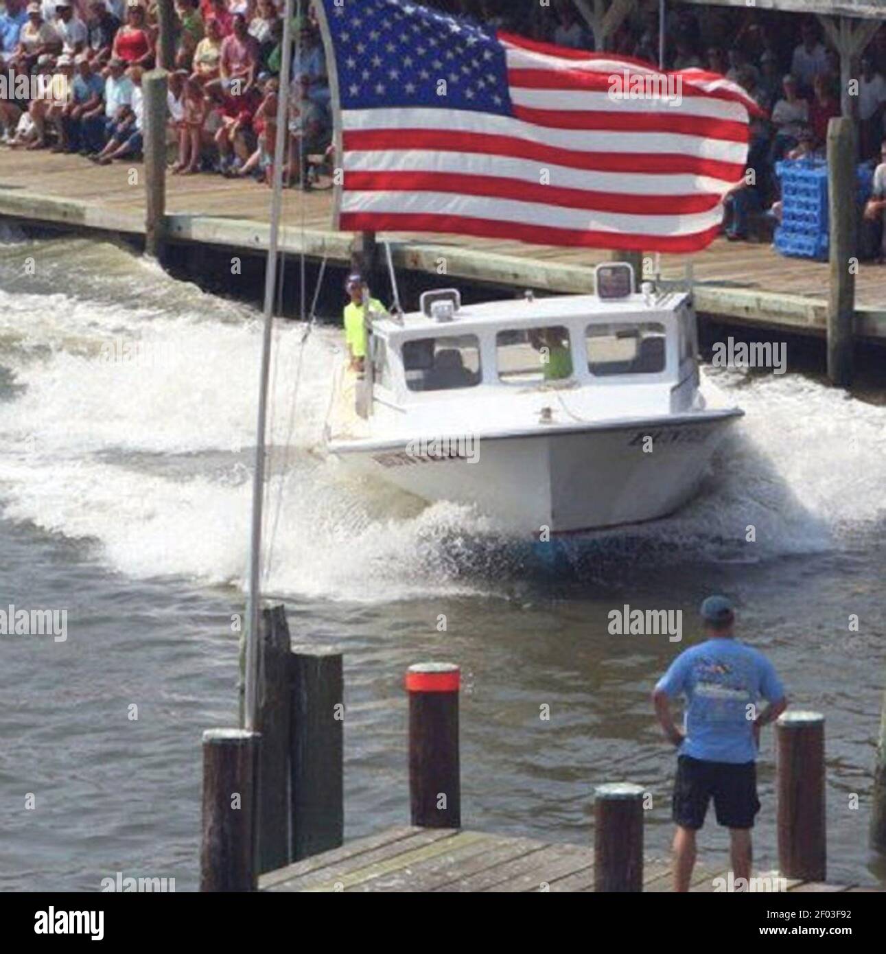 Captain Bo Hughes pictured in his boat, Hunter. (Photo by Courtesy of ...
