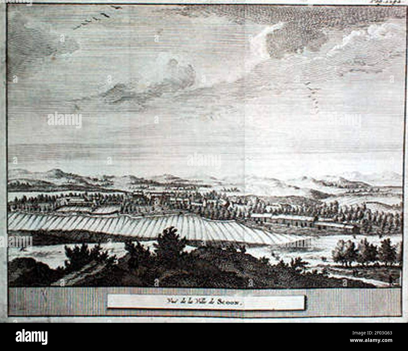 Pieter van der Aa Scone 1727 Stock Photo - Alamy