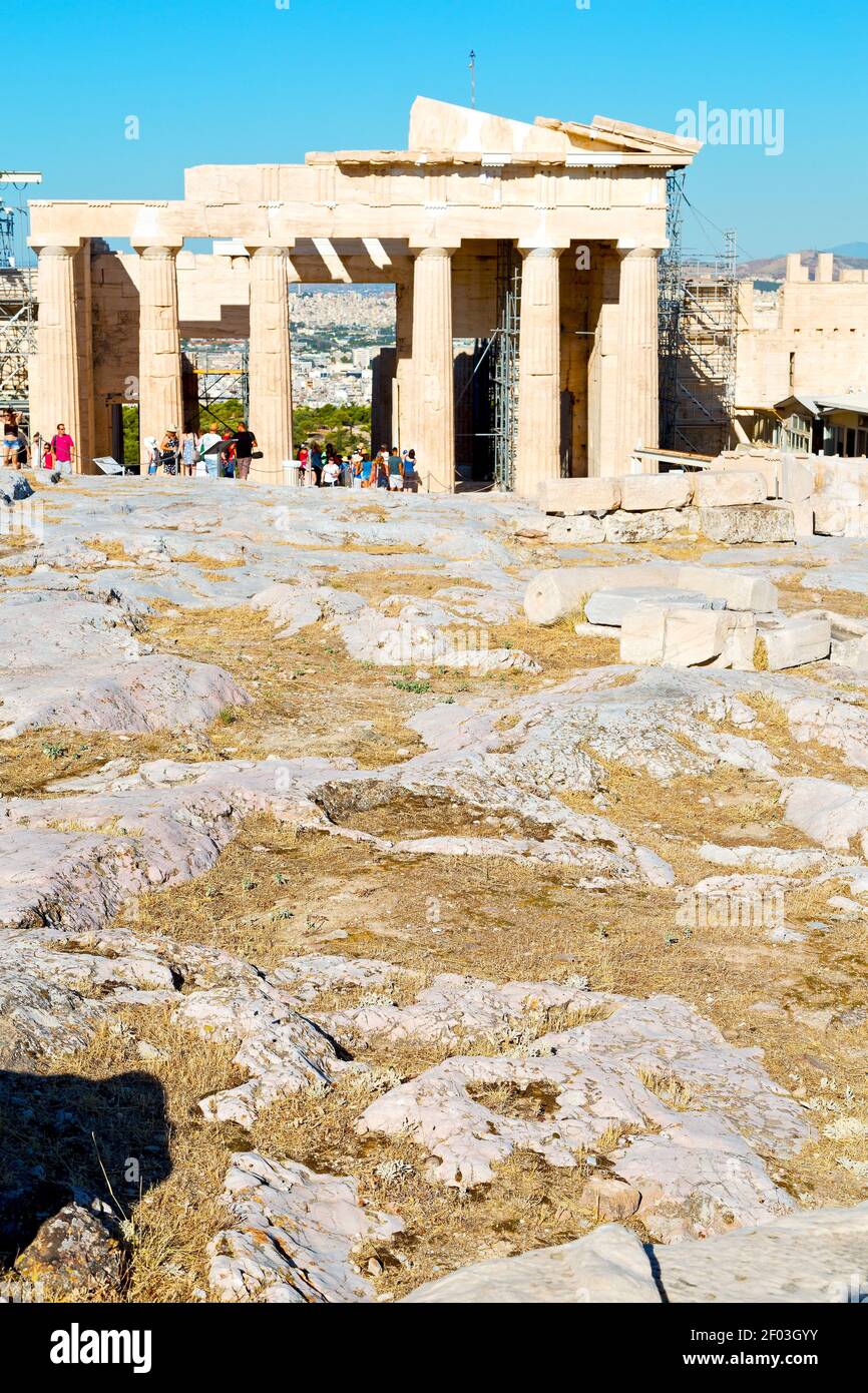 Europe greece old architecture Stock Photo - Alamy