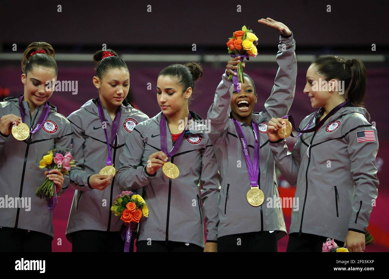 Mckayla maroney us gymnastics team hi-res stock photography and images ...