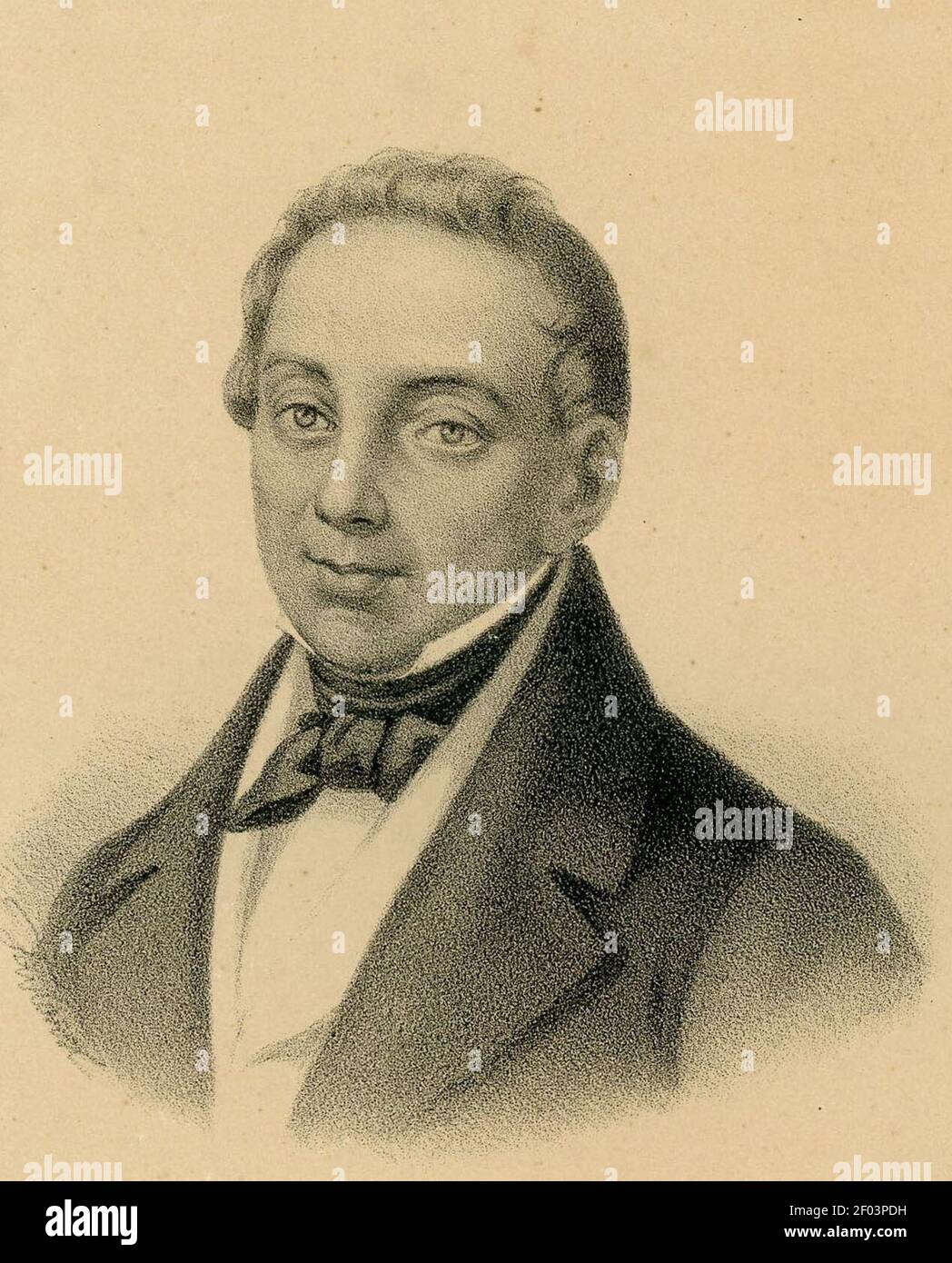 Pietro Colletta litografia Stock Photo - Alamy