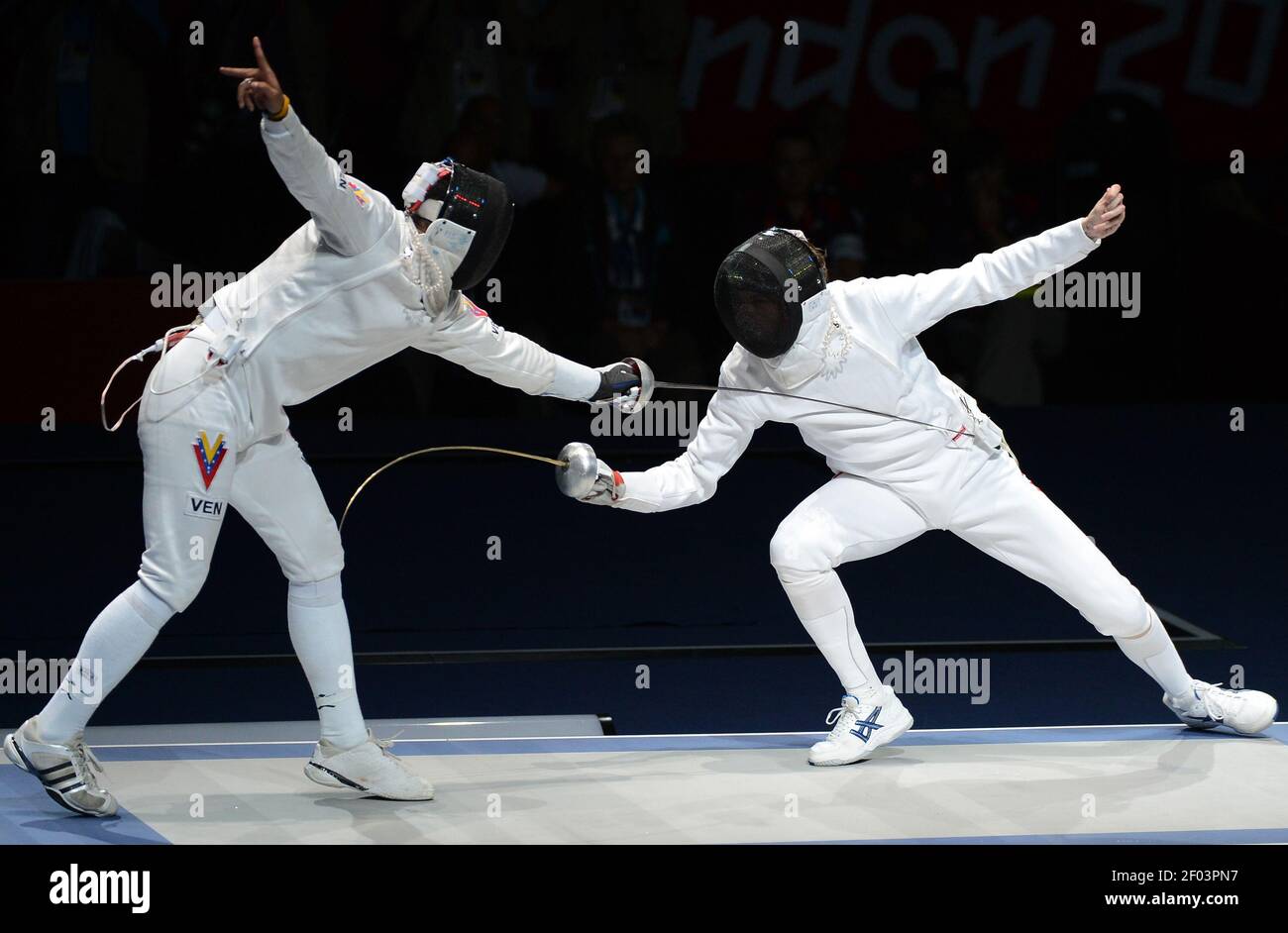 Venezuela's Ruben Limardo Gascon, left, and Norway's Bartosz Piasecki ...
