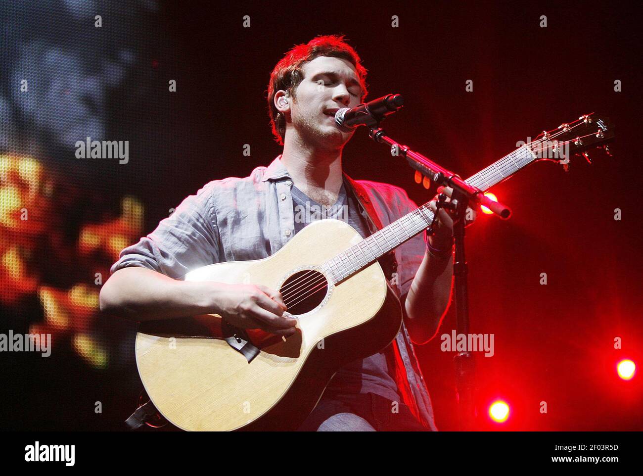Phillip Phillips performs during the American Idol Live concert at the ...