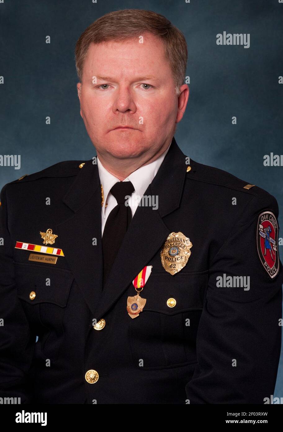 Oak Creek police Lt Brian Murphy who was wounded in the Sikh Temple ...