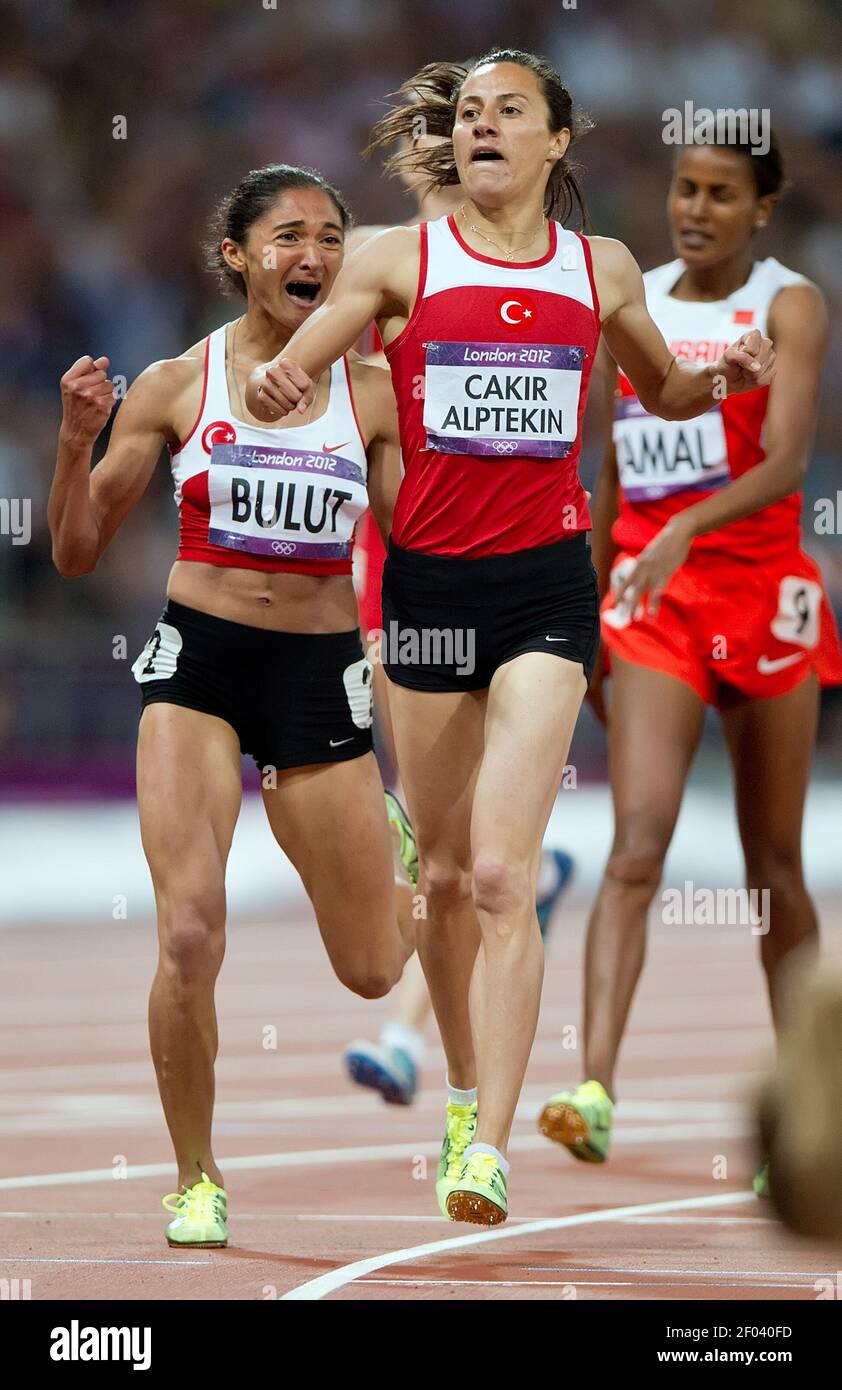 Turkish silver medalist Gamze Bulut, left, celebrated with teammate and ...