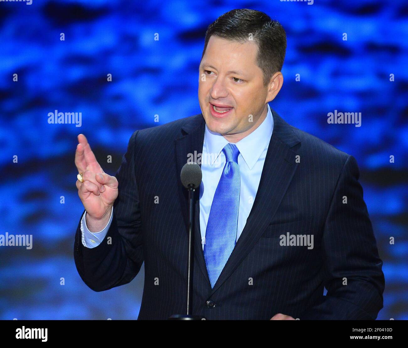 Tad True, vice president of Belle Fourche Pipeline speaks at the ...