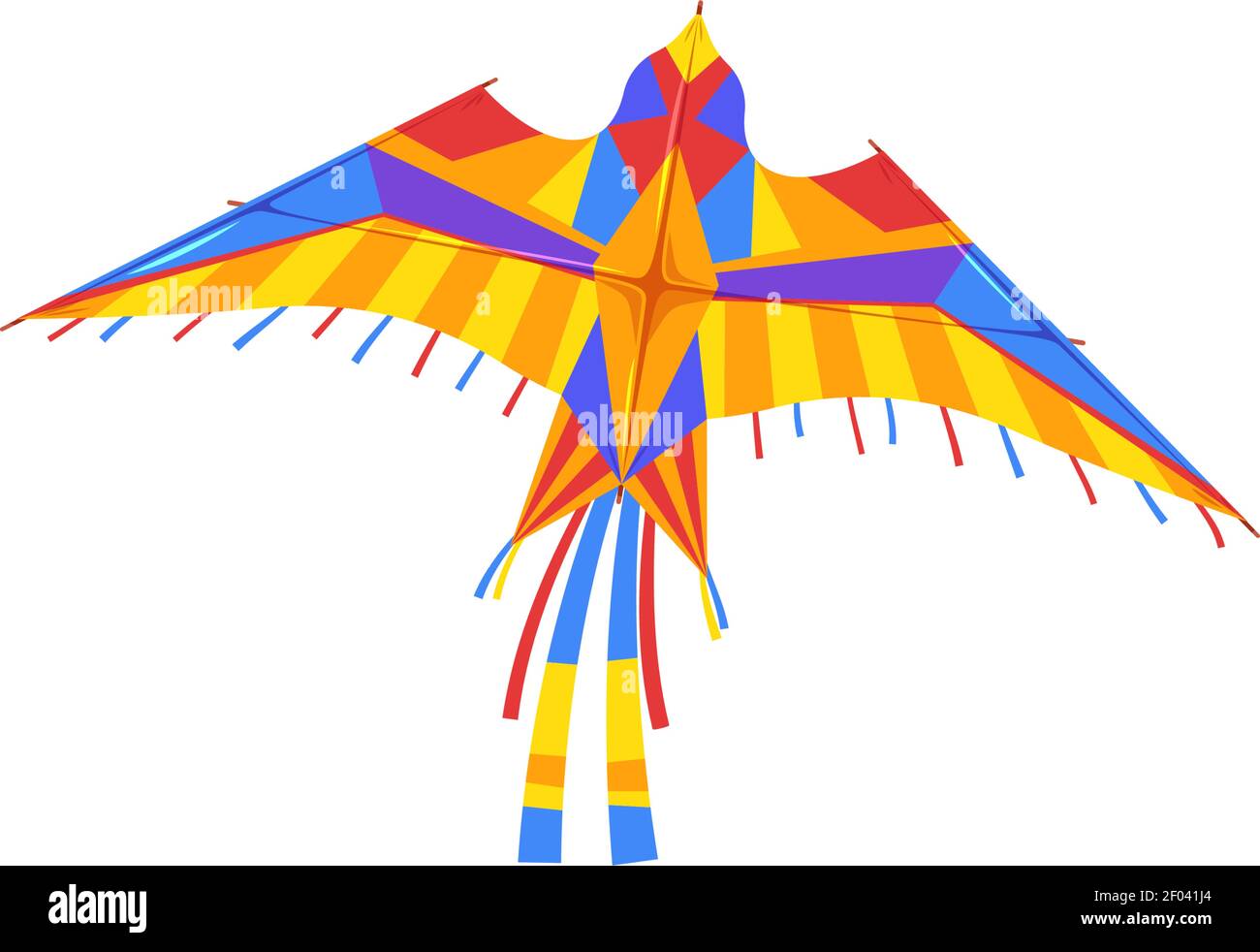 Kites in shape of bird, fish or insects, entertainment and active ...