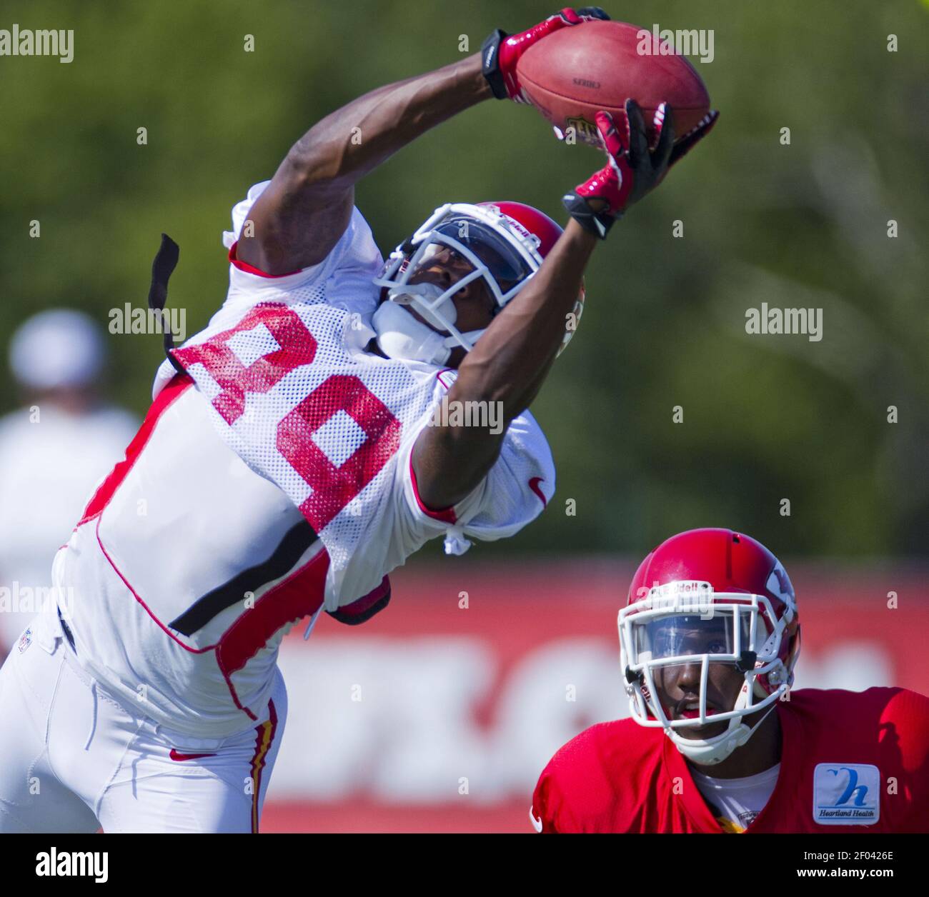 Kansas City Chiefs wide receiver Jon Baldwin (89) jumped to grab a pass ...