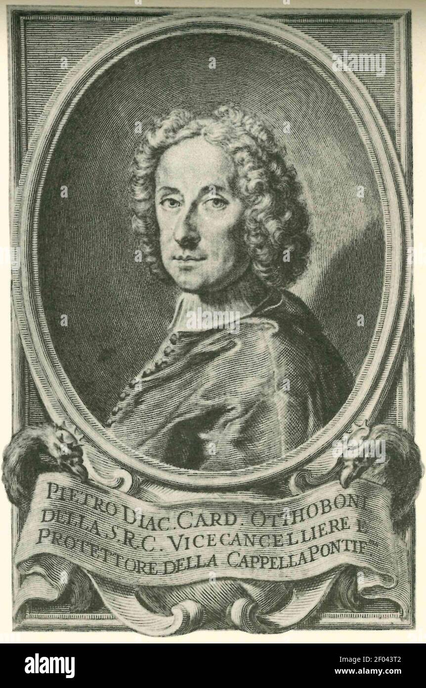 Pietro Ottoboni by Franciscus Trevisanus Stock Photo - Alamy
