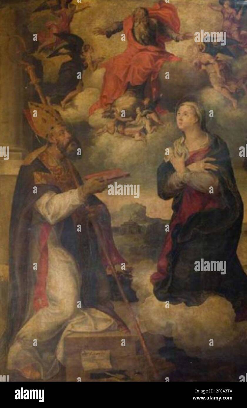 Pietro Negroni - Eternal Father with the Saints Aspreno and Candida ...
