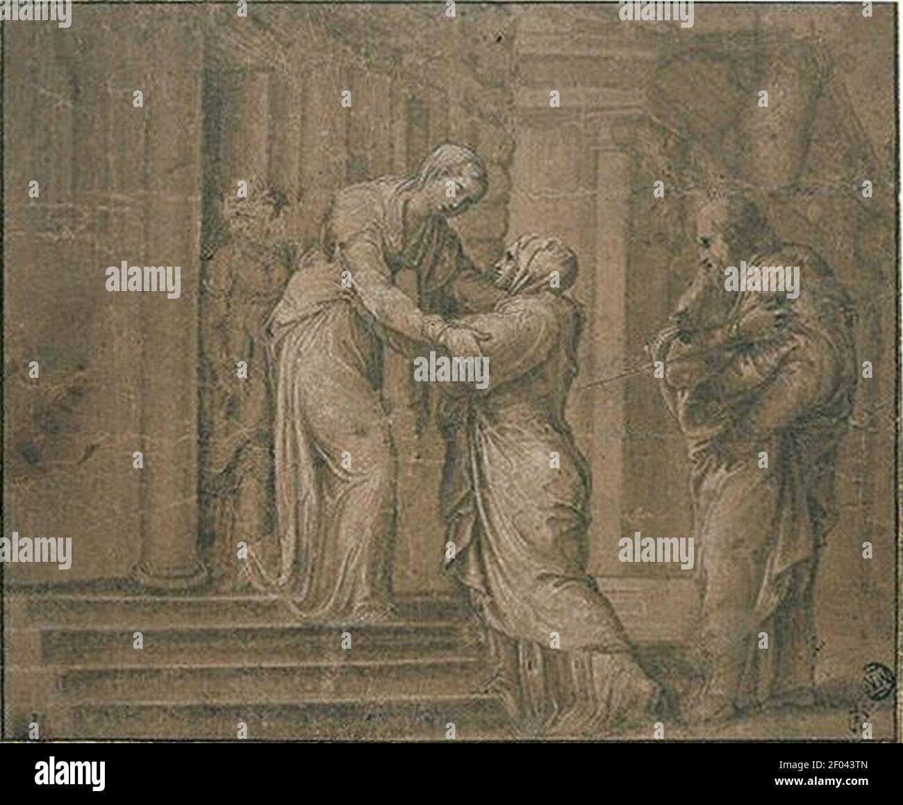 Pietro Negroni - Visitation Stock Photo - Alamy
