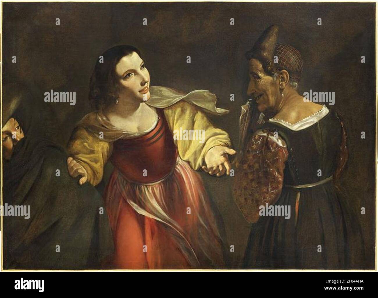 Pietro Paolini - The Procuress or the Old Woman and the Gallant Young ...